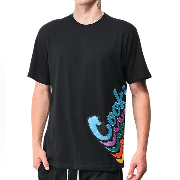 Cookies | Shirts | Cookies Mens Pacifico Stacked Logo Black Tshirt Size ...
